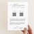 Printable RSVP Wedding Attire Card Template With QR Code, Guest Dress ...