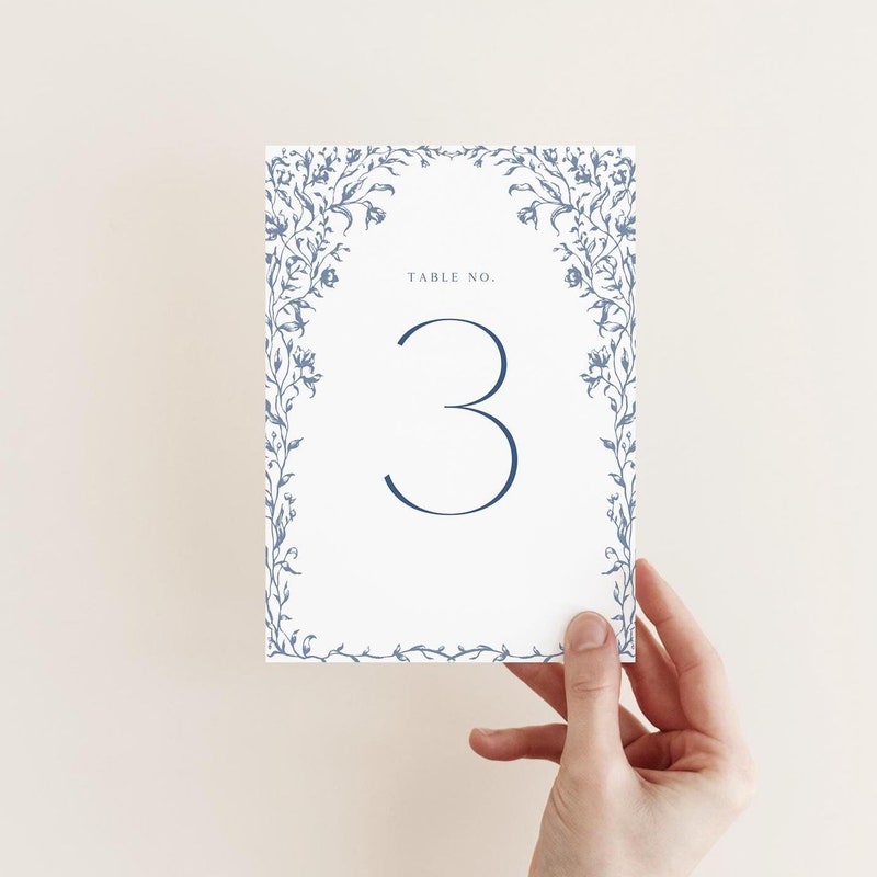 Vintage Table Number - Etsy