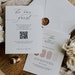 Printable RSVP + Wedding Attire Card Template With QR Code, Guest Dress ...