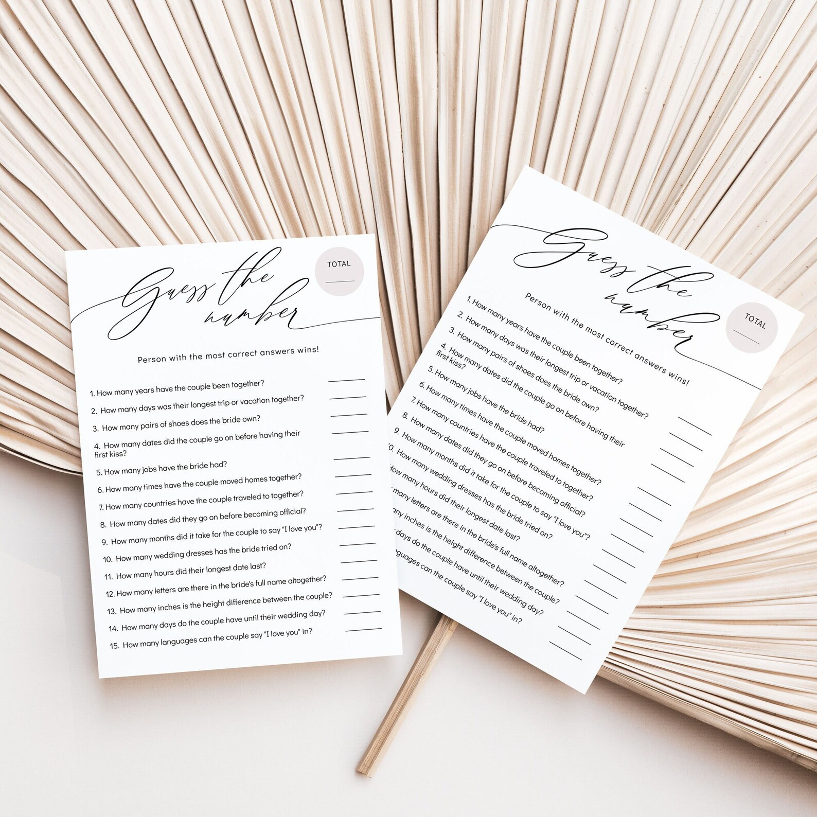 Minimalist Guess the Number Game, Printable Guessing Game, Editable ...