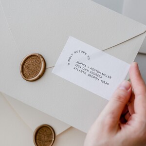 Printable Address Label Sticker Template Minimalist Wrap - Etsy