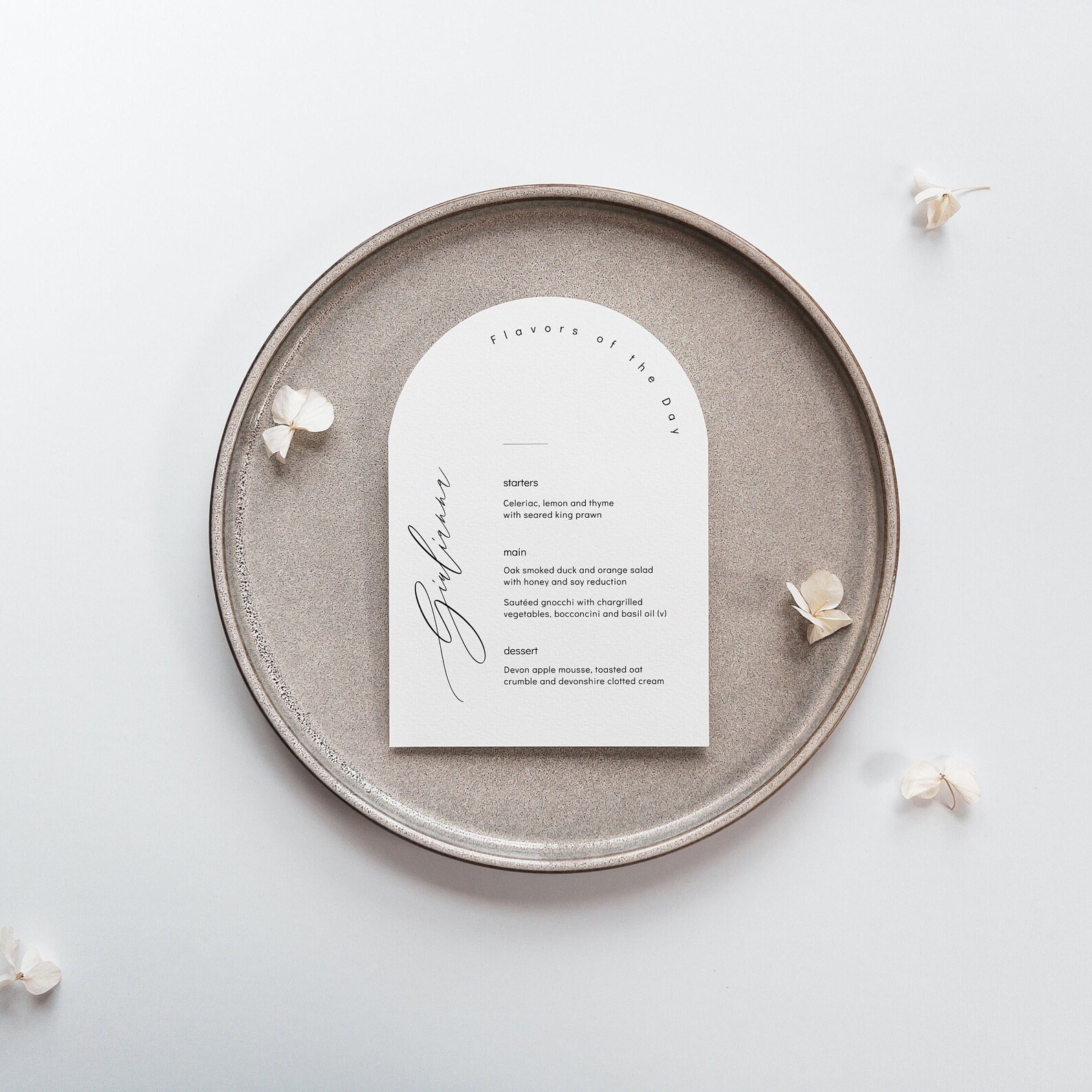 Arch Menu Template With Guest Name, Printable Arch Wedding Menu 5x7 ...