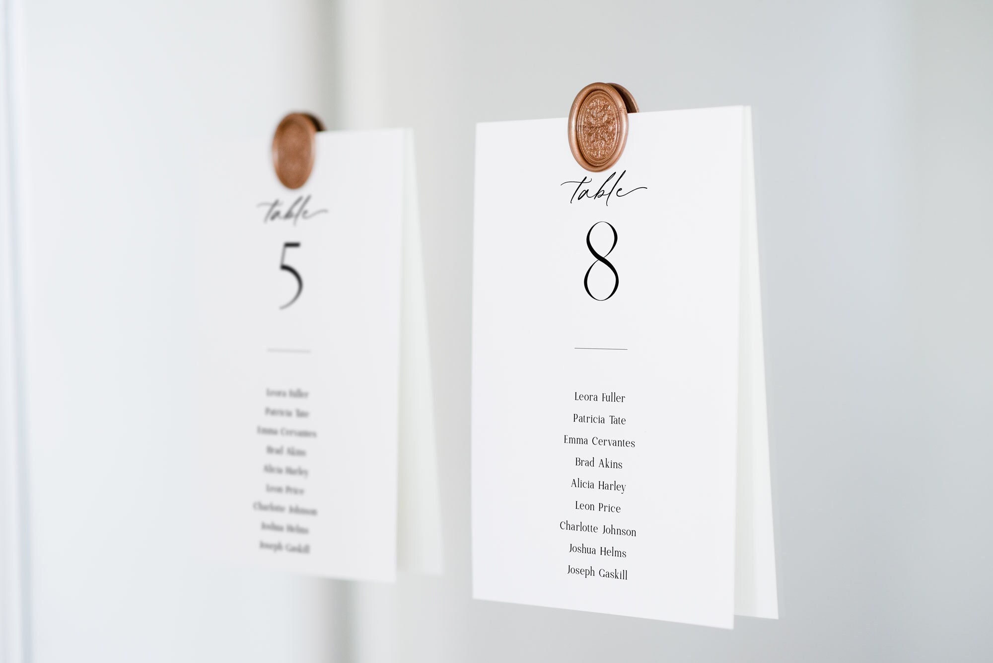 Modern Table Plan Card Templates Seating Chart Cards - Etsy