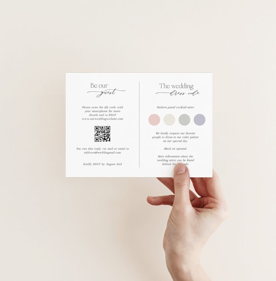 Plantilla De Tarjeta De Respuesta Para Boda