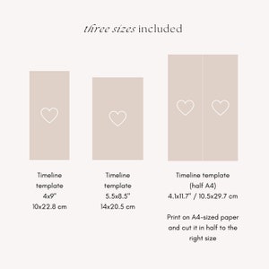 Modern Wedding Timeline Template With Icons, DIY Printable Program ...