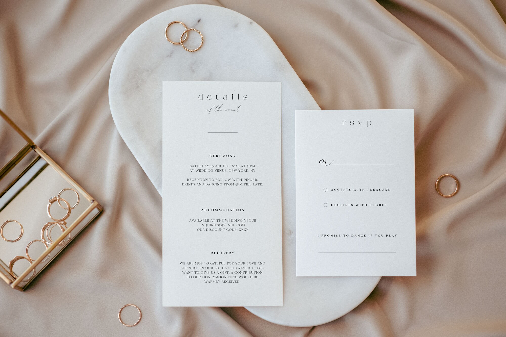Printable Pocket Wedding Invitation Template Suite DIY - Etsy