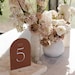 Boho Arch Table Number Template in Terracotta, Modern Table Sign ...