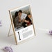 Fun Facts Table Number Template With Photo Modern Love Story - Etsy