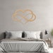 Wooden Infinity Heart Wall Art, Infinity Love Couples Art Home Decor ...