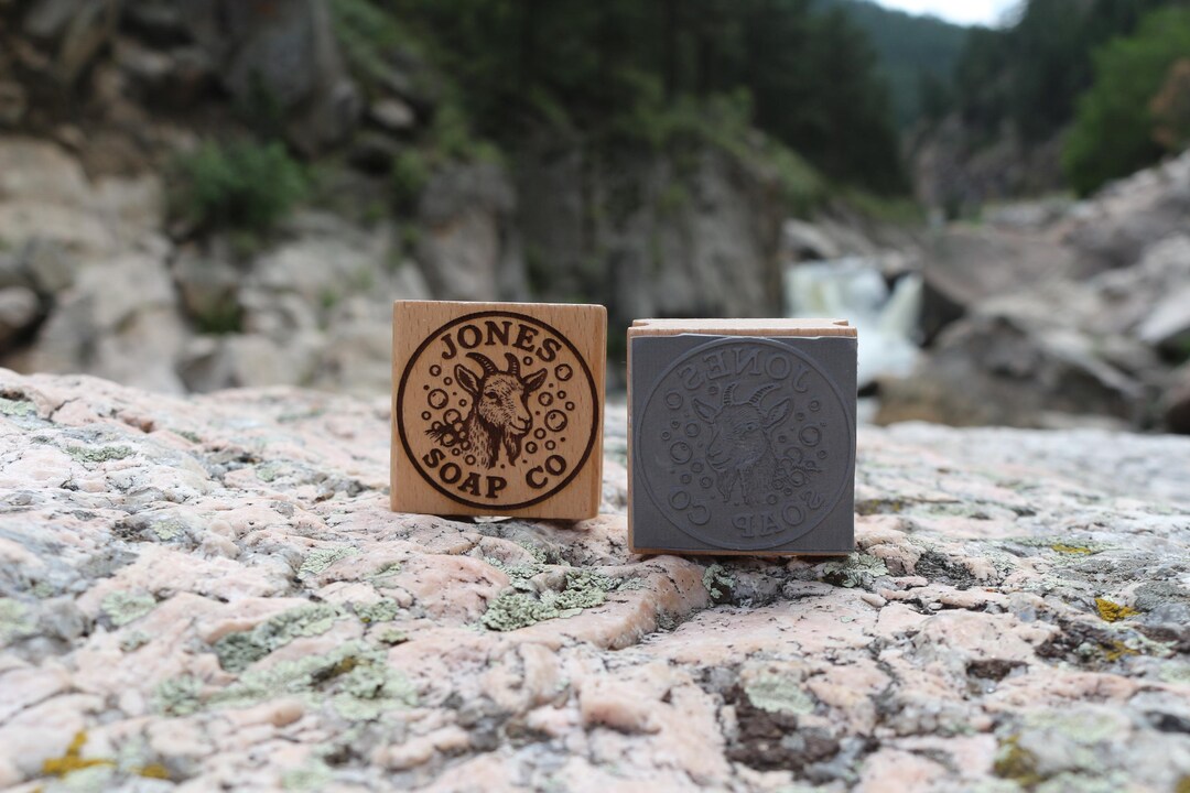 Custom Laser Engraved Rubber Stamp – Personalized Logo Stamp, Return ...
