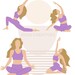 Yoga Clipart, 8 Printable Yoga Graphics, Yoga Poses, Digital Stickers ...