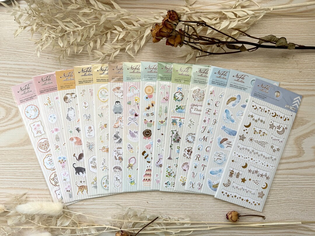 Sticker Sheets | Scrapbooking and Journaling Supplies | Daiso Stickers ...