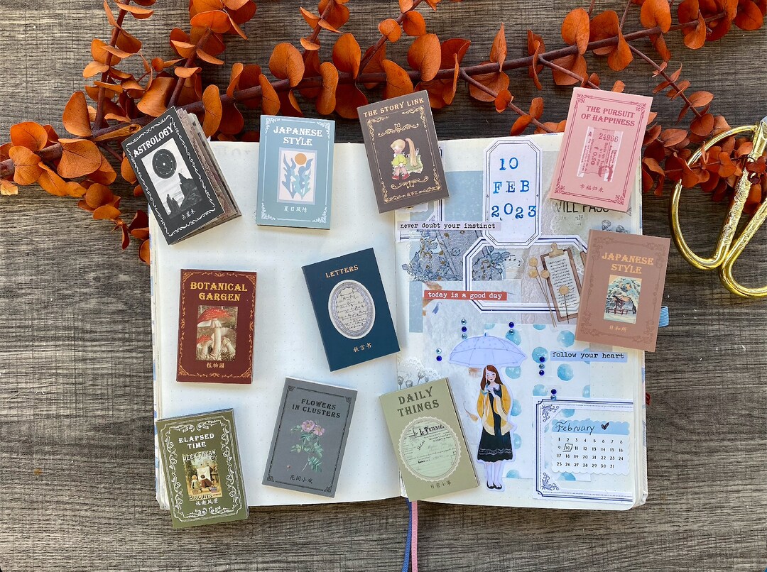 50 PCS Vintage Vellum Memo Pads | 10 Designs of Loose Leaf Booklet ...