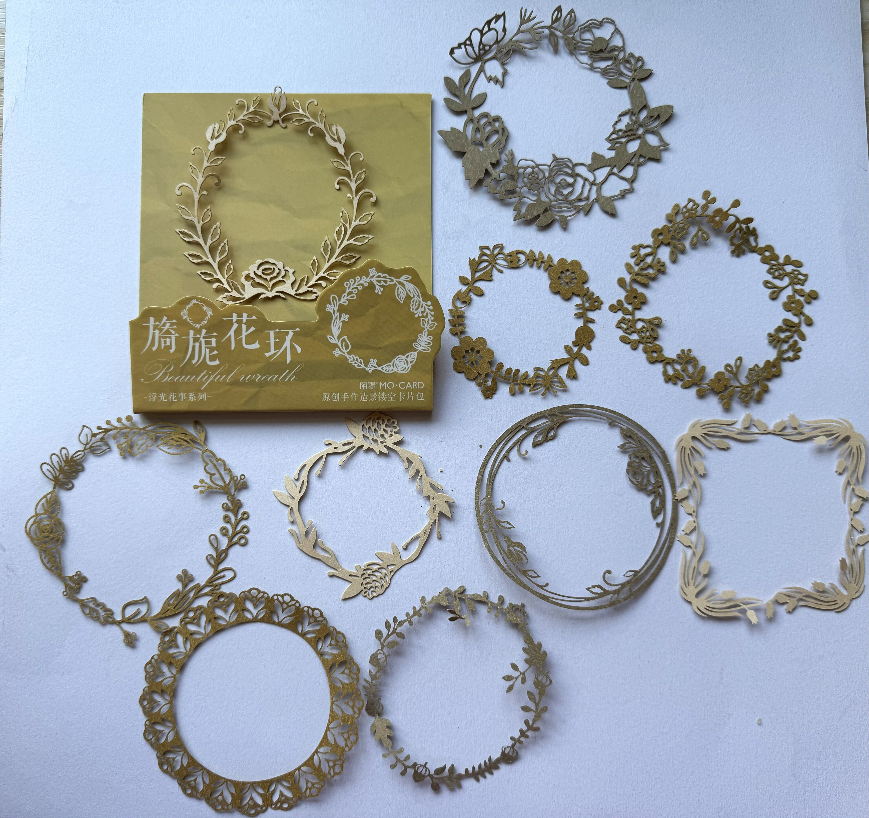 20 PCS Aesthetic Hollow Craft Paper S and Collages | Scrapbooking and ...
