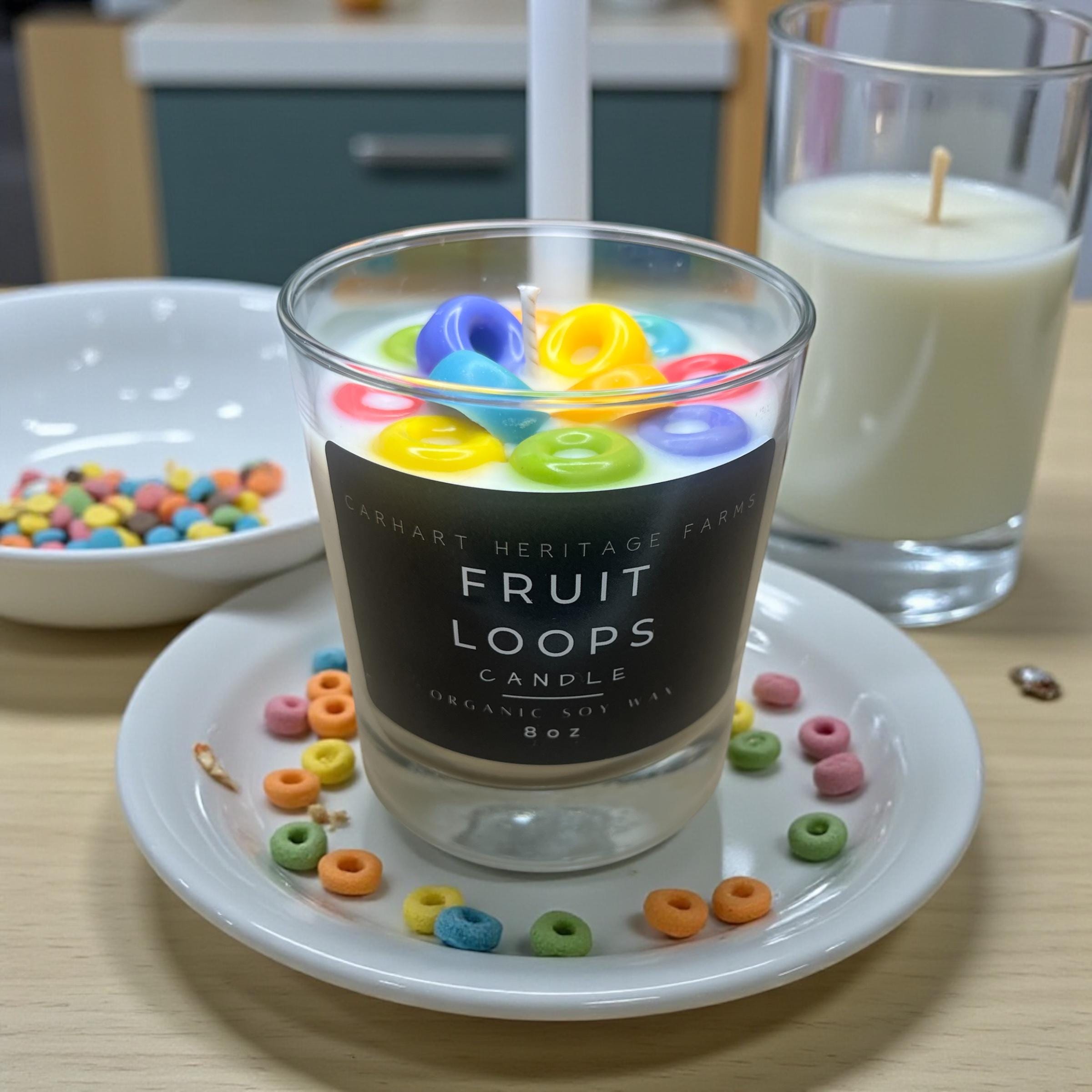 Fruit Loops Dessert Candle - Etsy