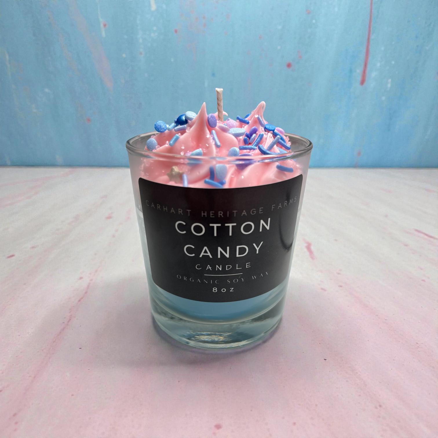 Cotton Candy Dessert Candle - Etsy