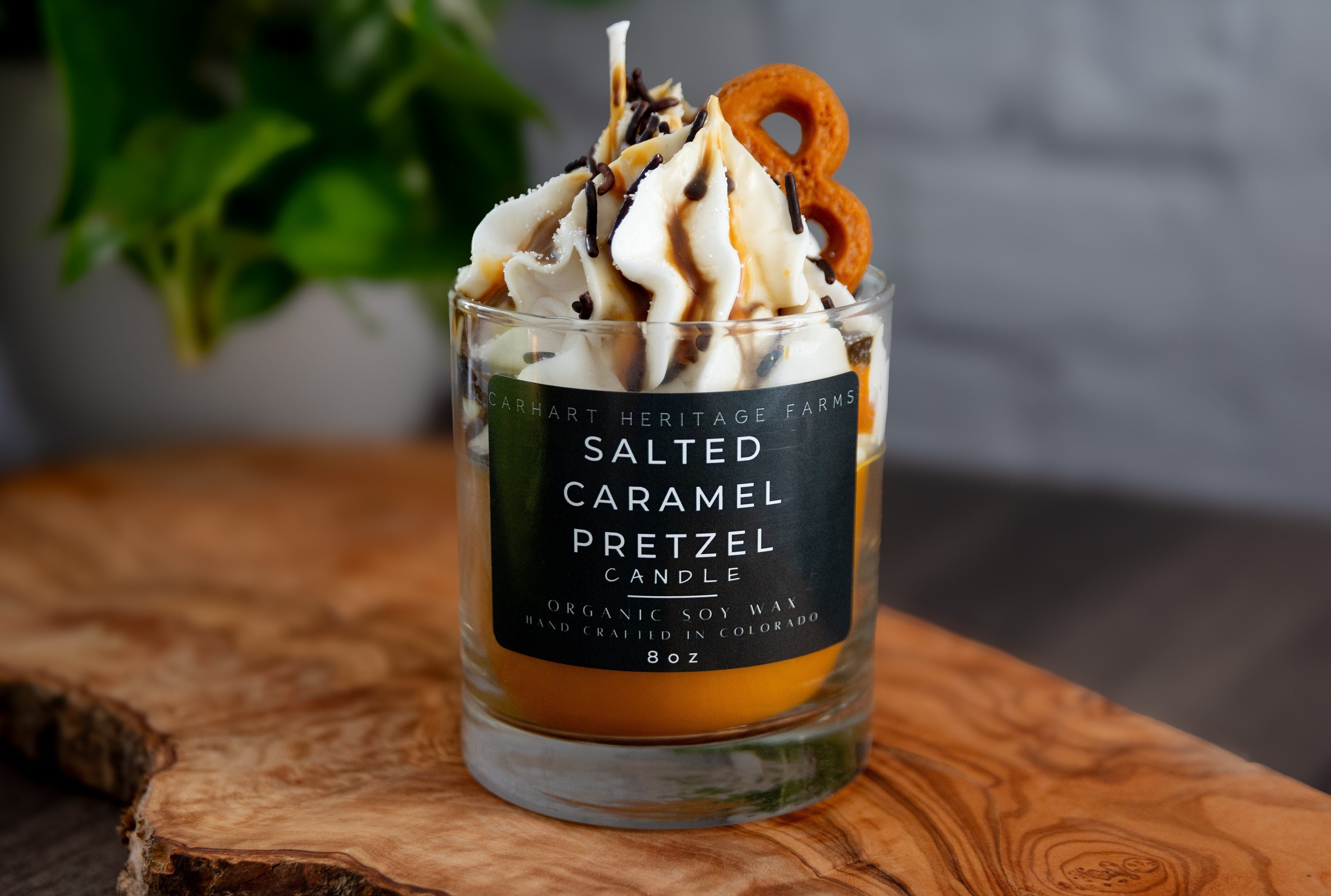 Salted Caramel Pretzel Dessert Candle - Etsy