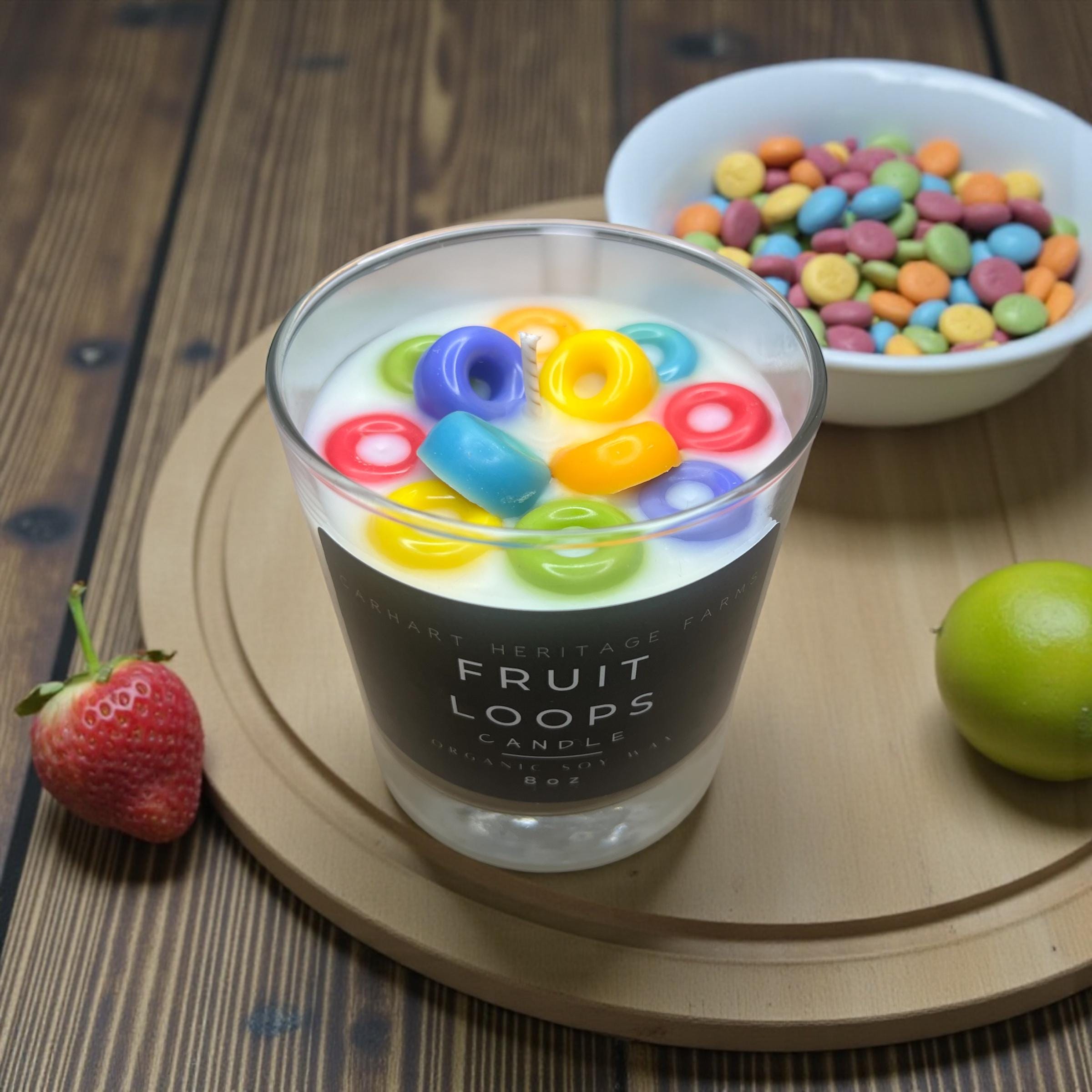 Fruit Loops Dessert Candle - Etsy