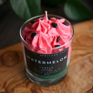 Watermelon Dessert Candle - Etsy
