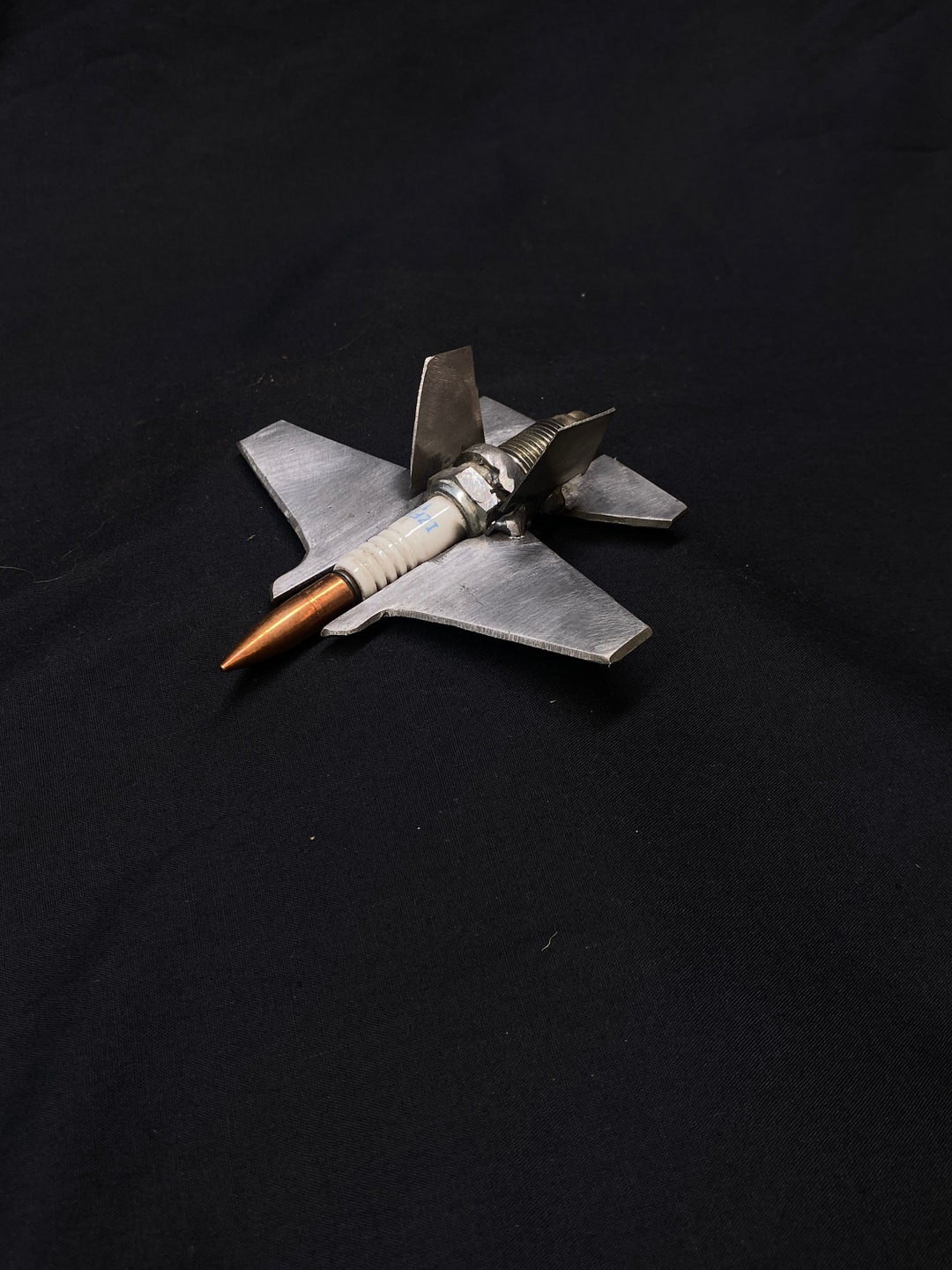 Spark Plug Fighter Jet Model - Etsy