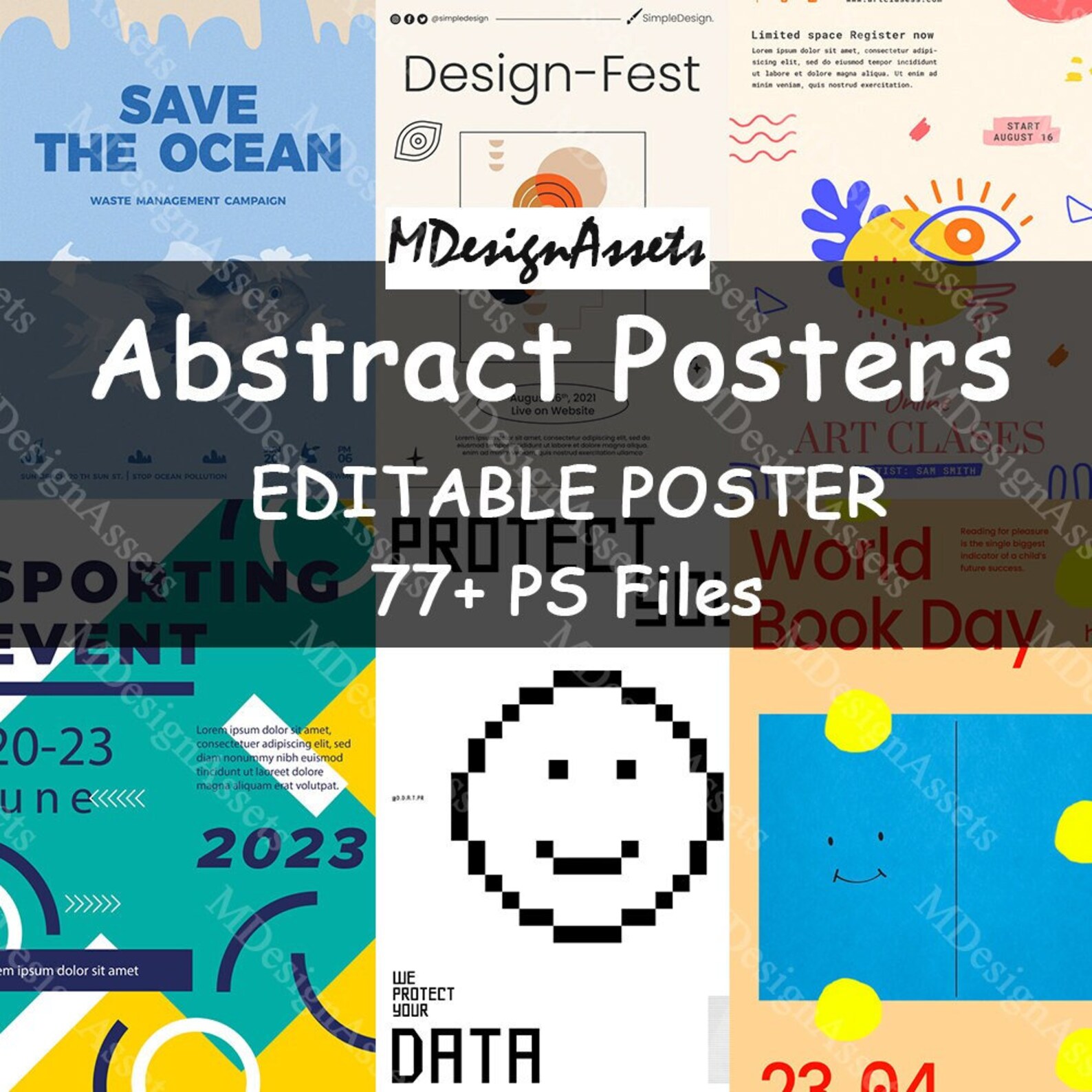 Creative Poster Mockup, Editable Poster, Mockup Design, Creative Design ...
