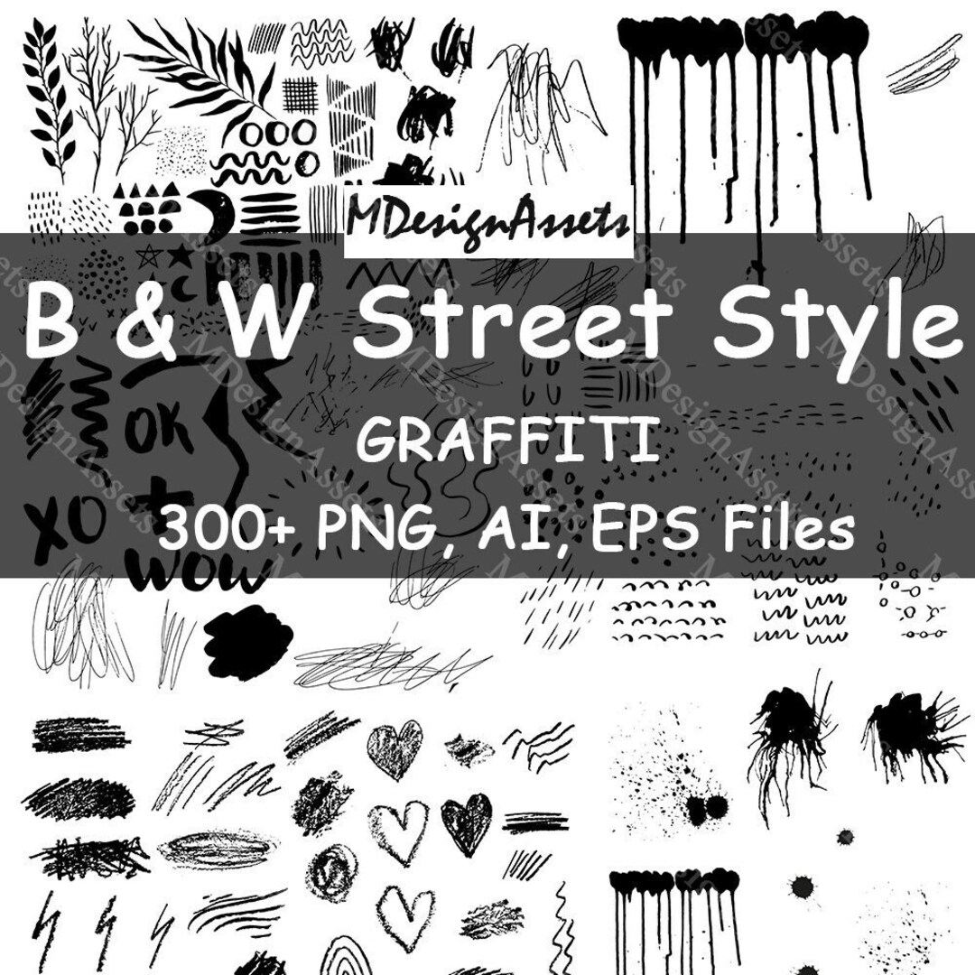 B & W Street Style Graffiti, Creative Design, Street Labels, Art ...