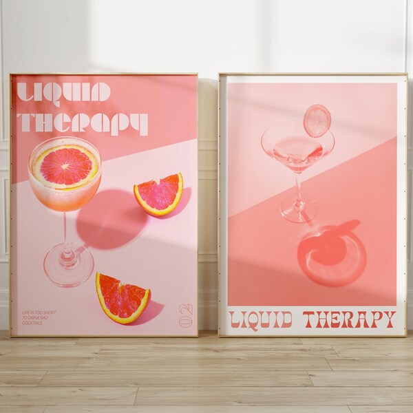 Aesthetic Alcohol Poster - Etsy