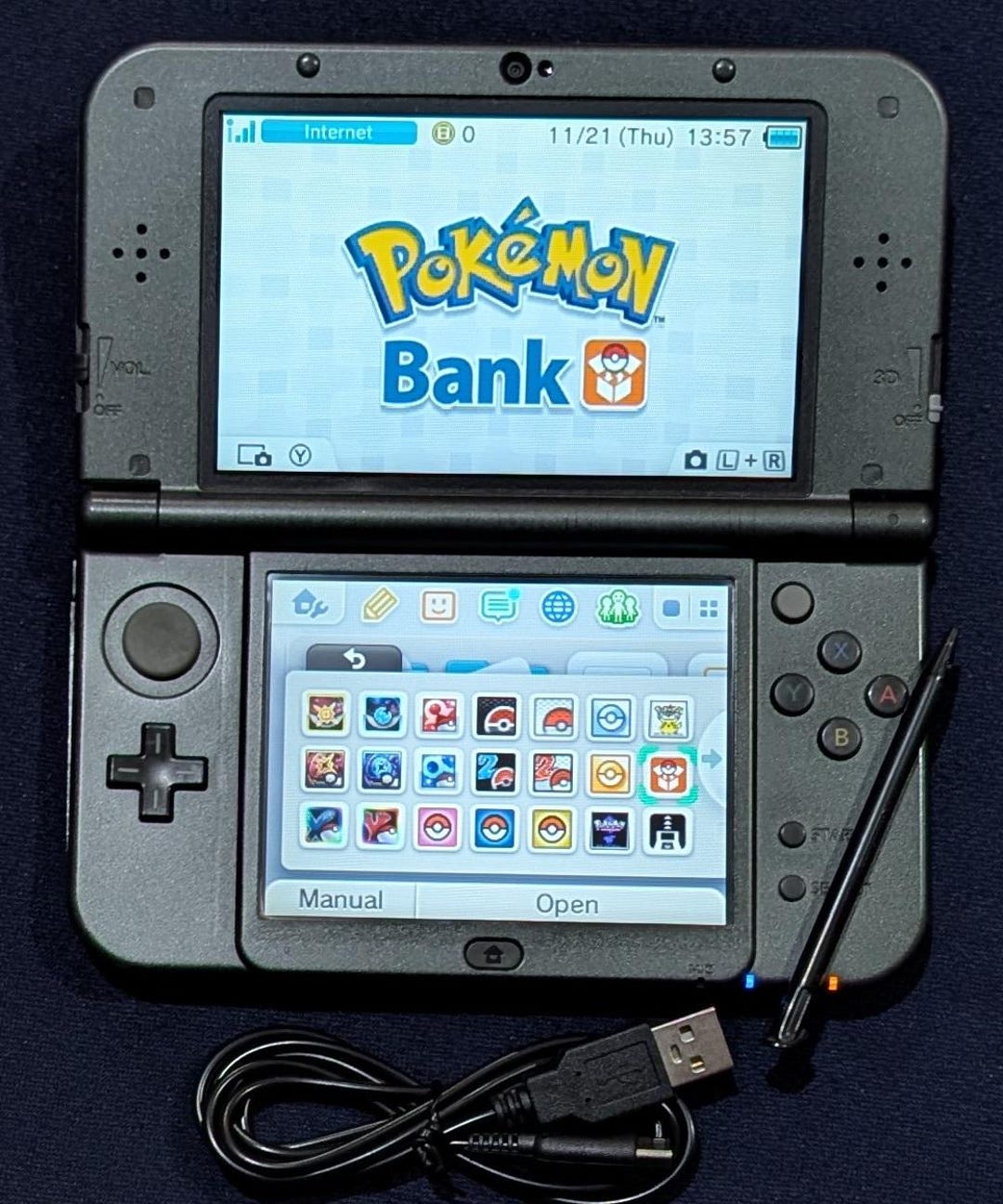 Dual IPS Nintendo new 3DS XL With 256 GB Microsd, Charger, 3rd Party ...