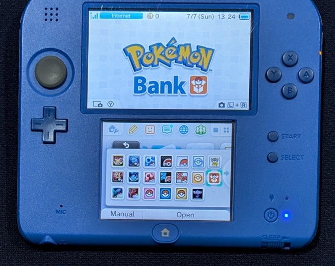 Custom Blue/black Original 2DS With 64GB SD, USB Charger - Etsy