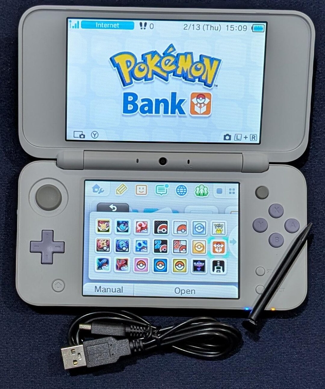 Custom Lavender Nintendo new 2DS XL Console With 128 GB Microsd, USB ...