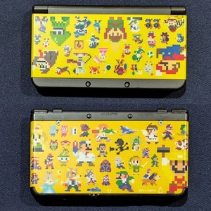 Custom Nintendo new 3DS With Mario Maker Faceplates, 128 GB Microsd ...