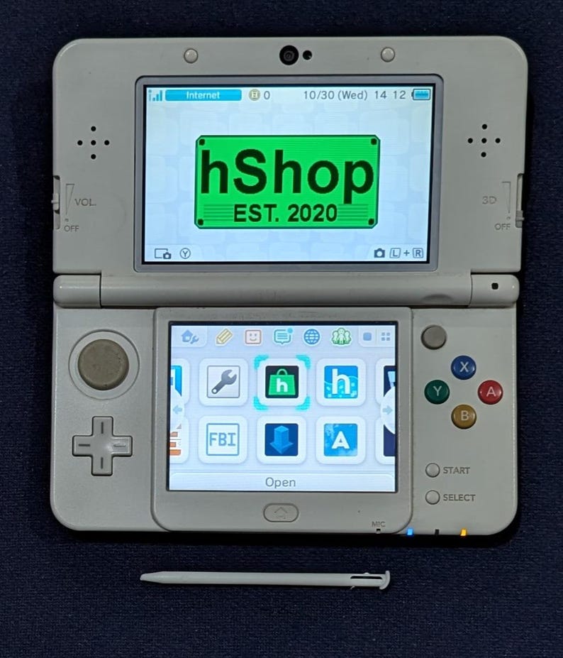 Custom Nintendo new 3DS With Pink Star Faceplates, 128 GB Microsd ...