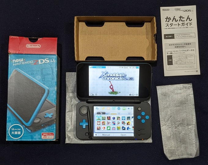 Custom Nintendo new 2DS XL Console With 64 GB Microsd With Box - Etsy