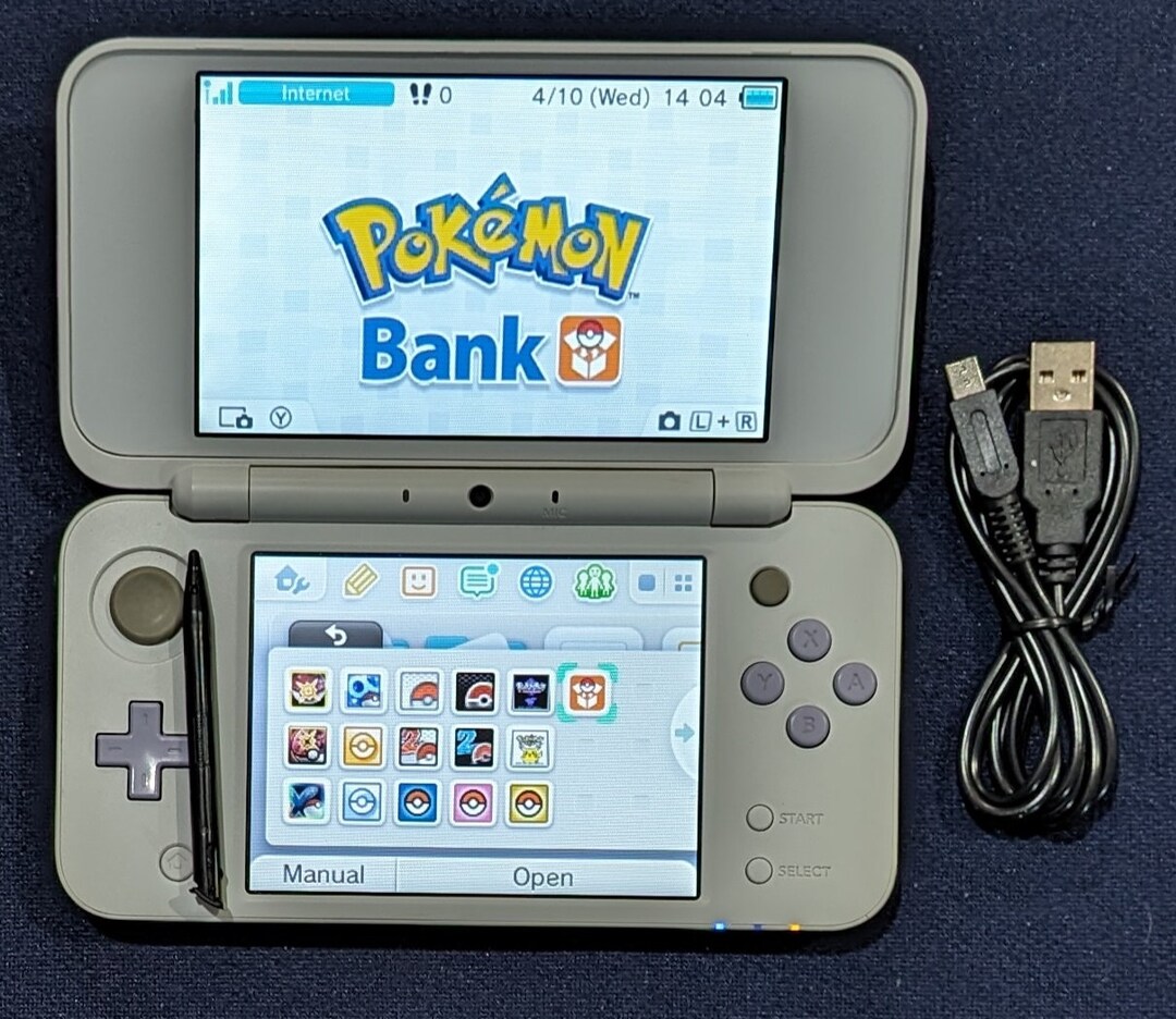 Custom Lavender Nintendo new 2DS XL Console With 64 GB Microsd, USB ...