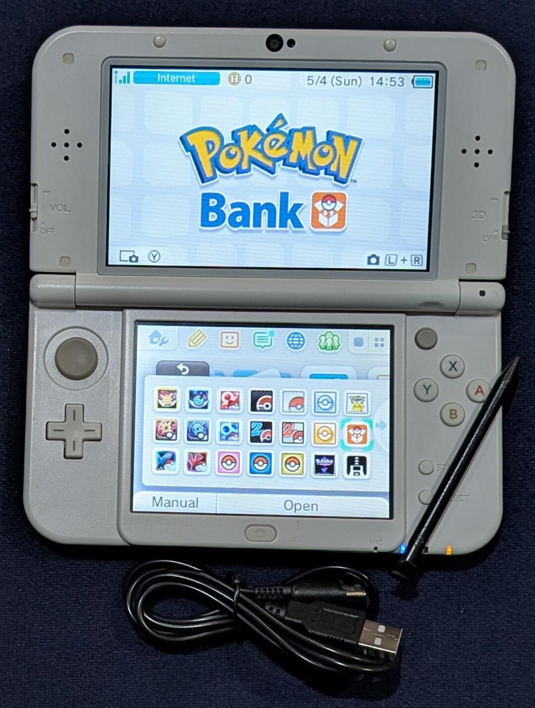 Custom White "new" 3DS XL, 64 GB Microsd, USB Charger - Etsy