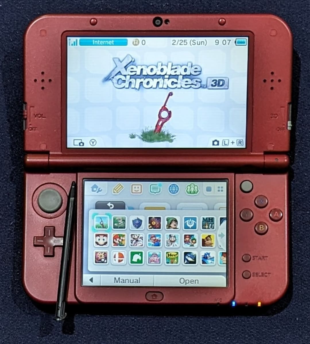 Custom Red new 3DS XL, 64 GB Microsd - Etsy