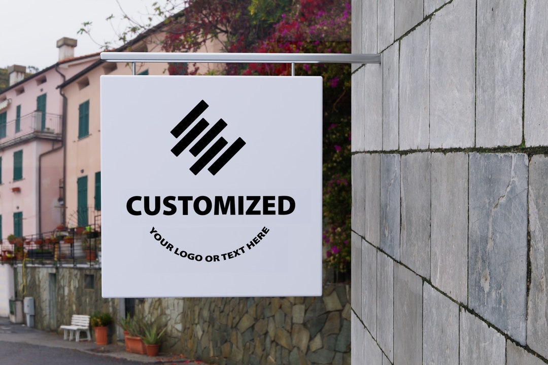 Custom Shop Sign Blade Sign Storefront Hanging Sign Wall Mounted Sign ...