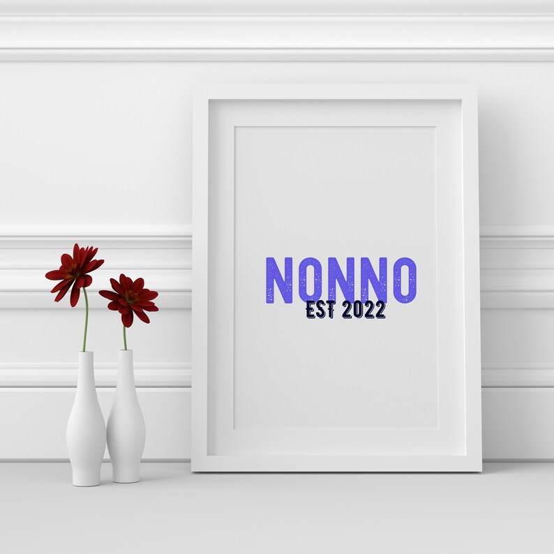 Nonno 2022 Digital Download PNG Poppy Design Print on Demand - Etsy Australia