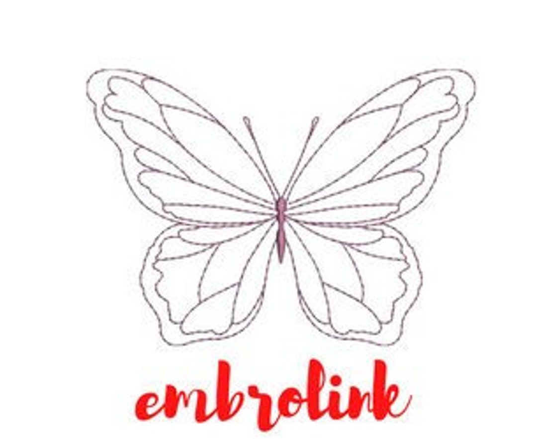 Classic Single-line Butterfly With Multiple Formats and Sizes - Etsy