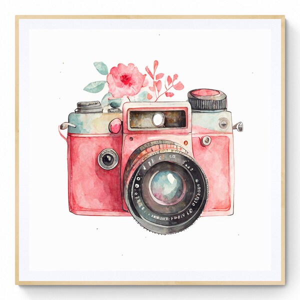 Camera Poster - Etsy