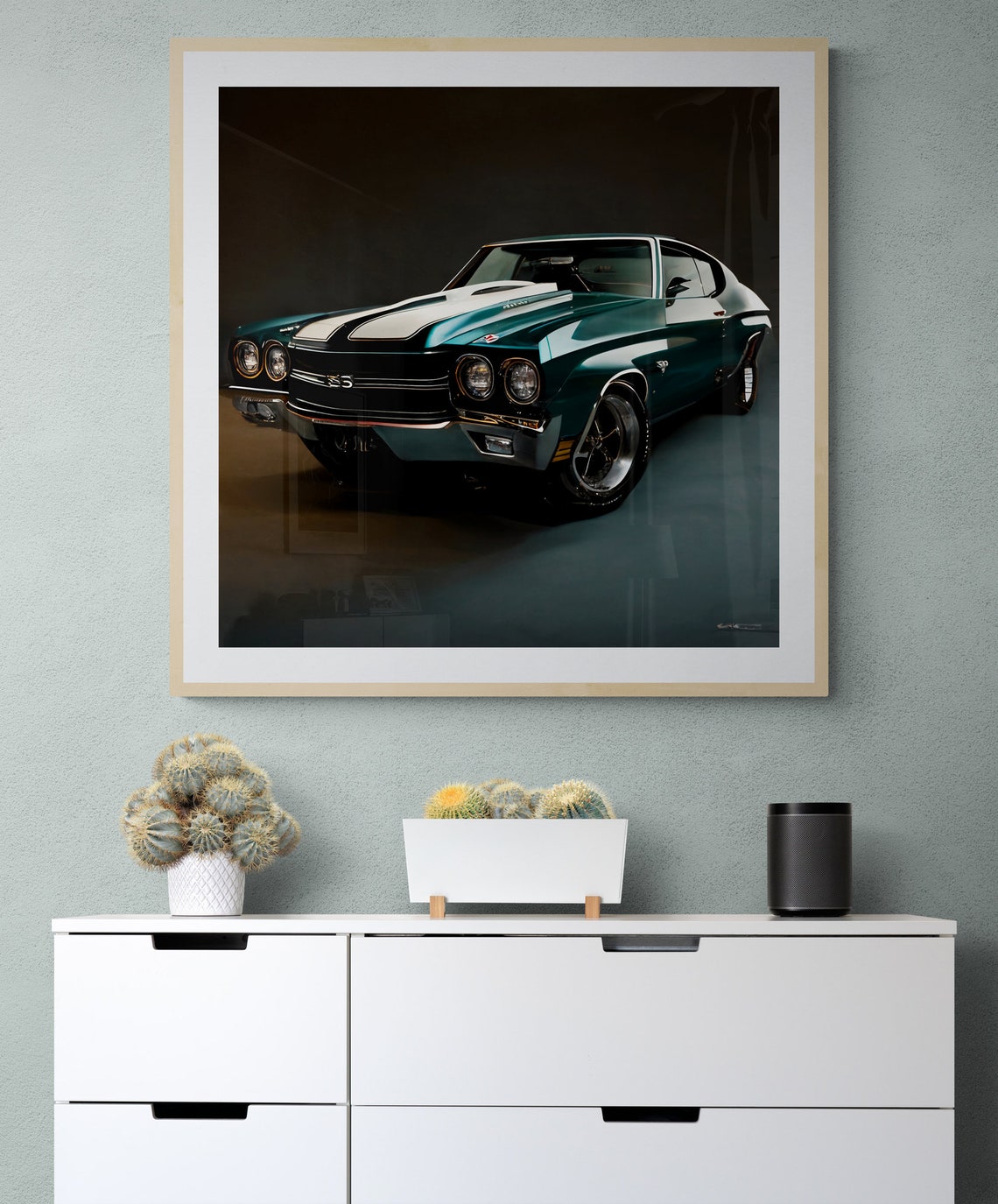 Chevrolet Car Wall Art, Sports Car Digital Art, Car Printable Art ...