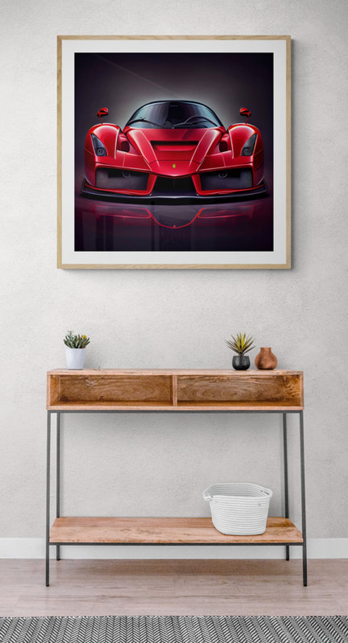 Ferrari Car Wall Art, Enzo Ferrari, Car Printable Art, Luxury Car ...