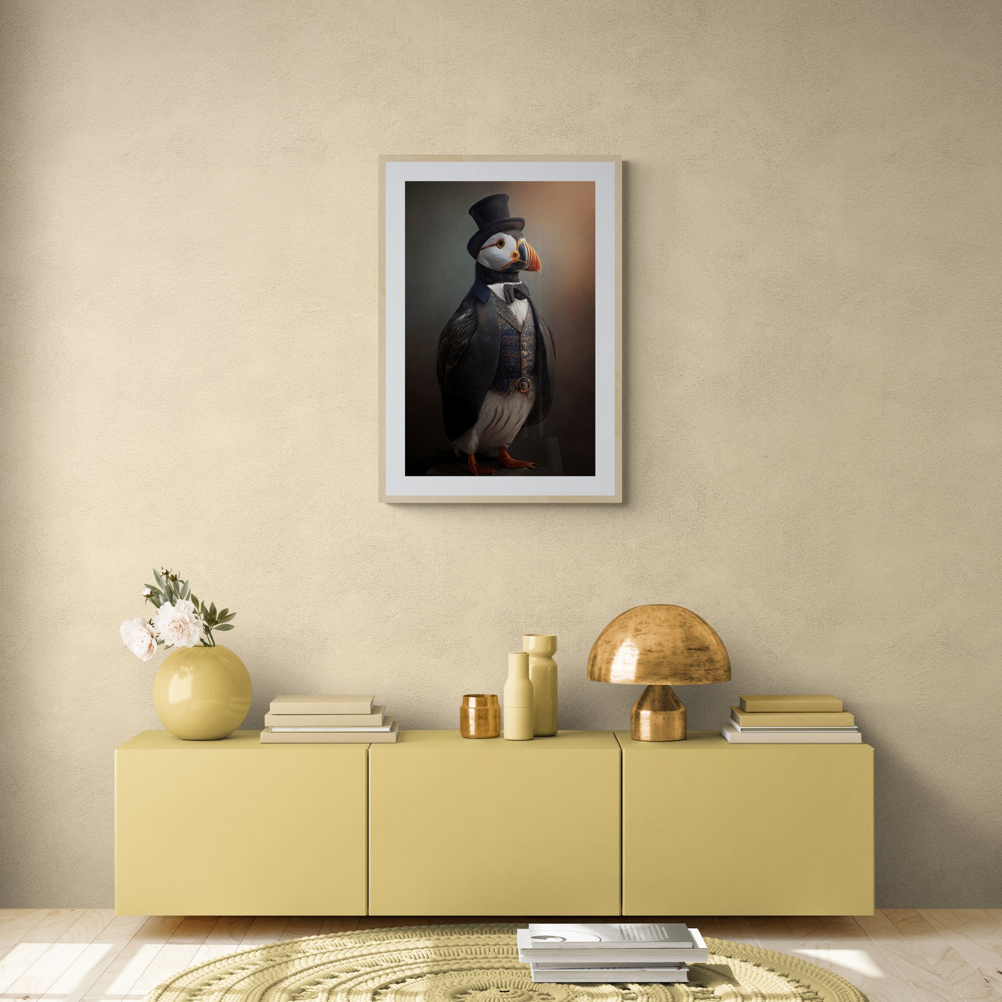 Puffin Wall Art, Puffin Wall Décor, Puffin Poster, Puffin Gift, Puffin ...