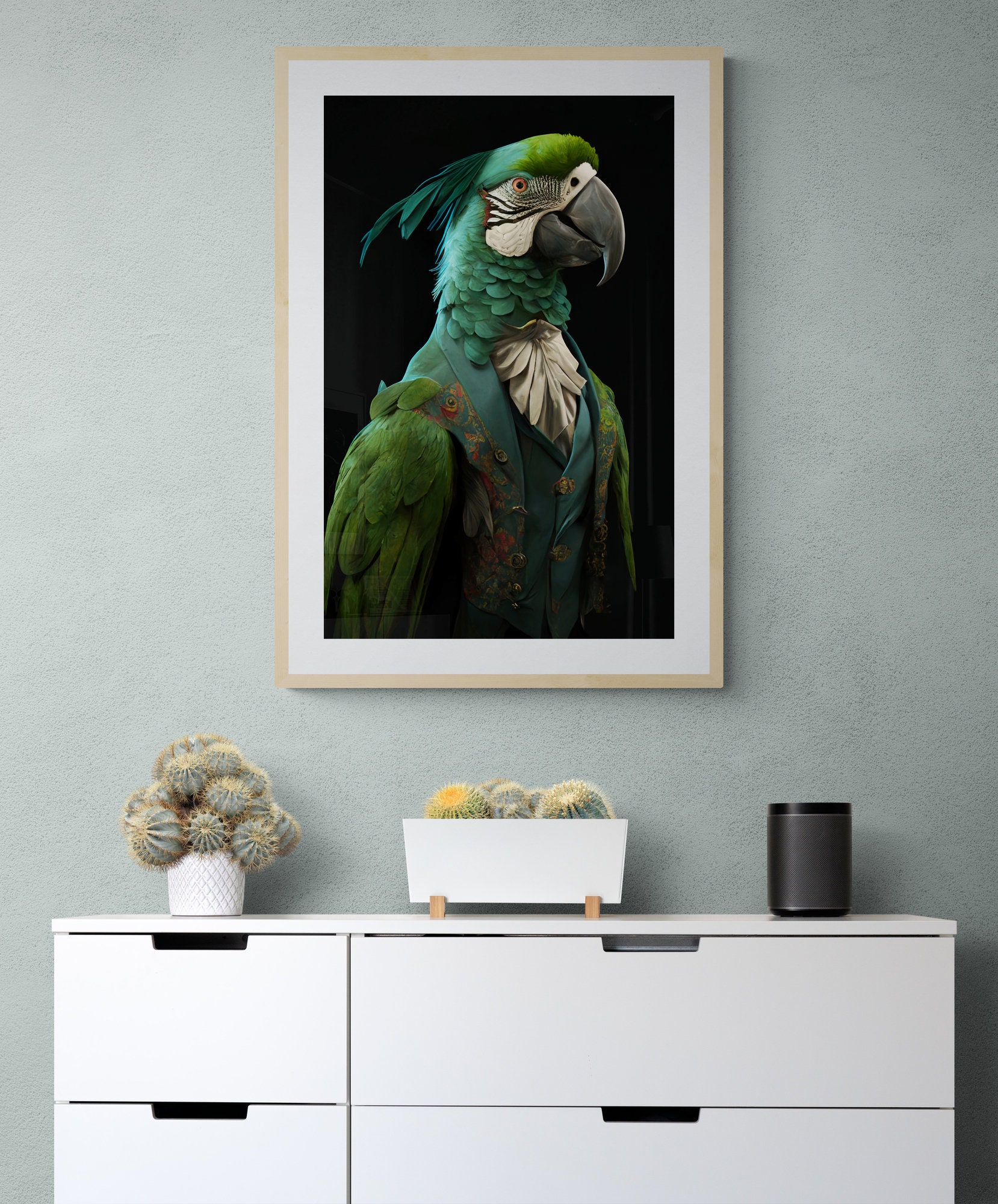 Parrot Wall Art, Parrot Wall Décor, Parrot Poster, Parrot Gift, Parrot ...