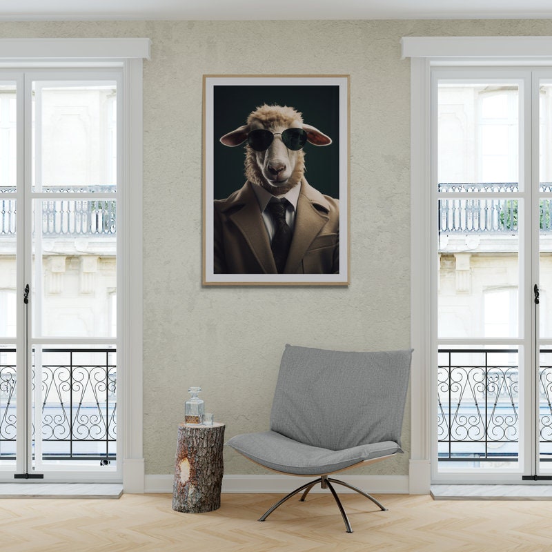 Sheep Wall Art Sheep Wall Décor Sheep Poster Sheep Gift - Etsy