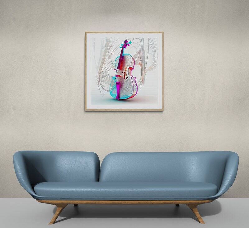 Cello Wall Art, Instrument Wall Art, Watercolor Wall Art, Cello Lovers ...