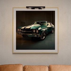 Chevrolet Car Wall Art, Sports Car Digital Art, Car Printable Art ...