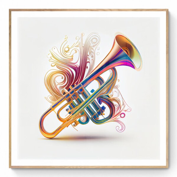Trumpet Wall Art - Etsy