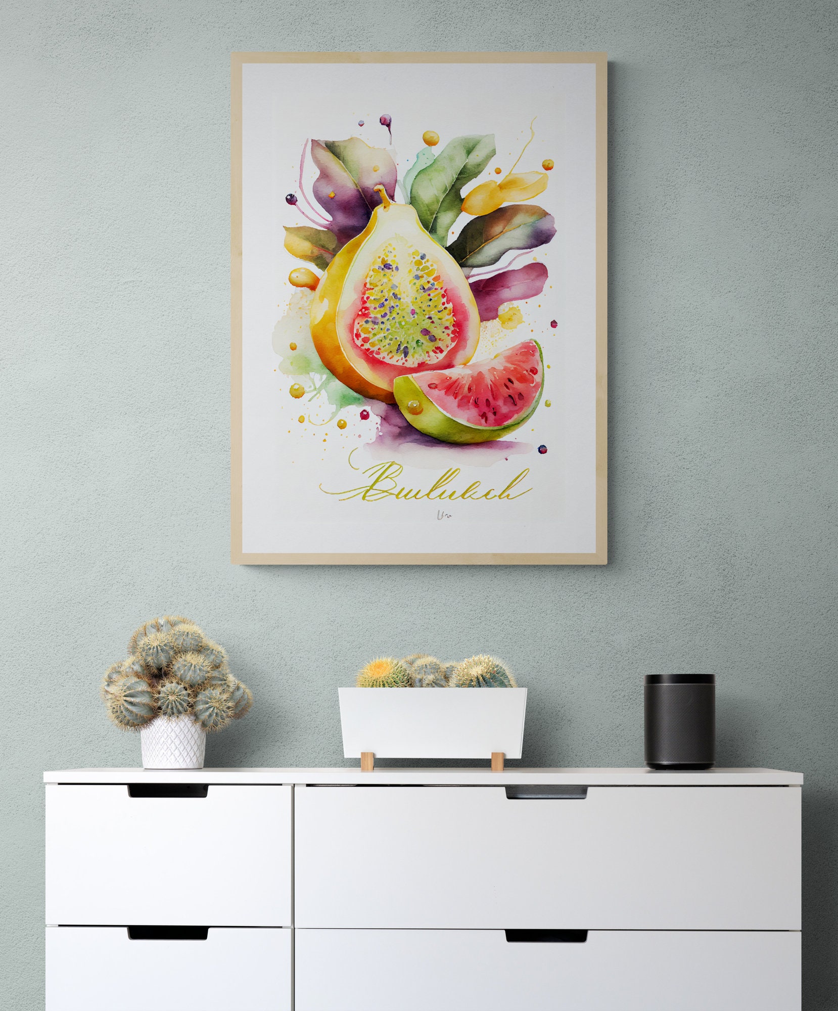 Lulu Fruit Wall Art, Fruit Printable Art, Lulu Print, Fruit Market ...