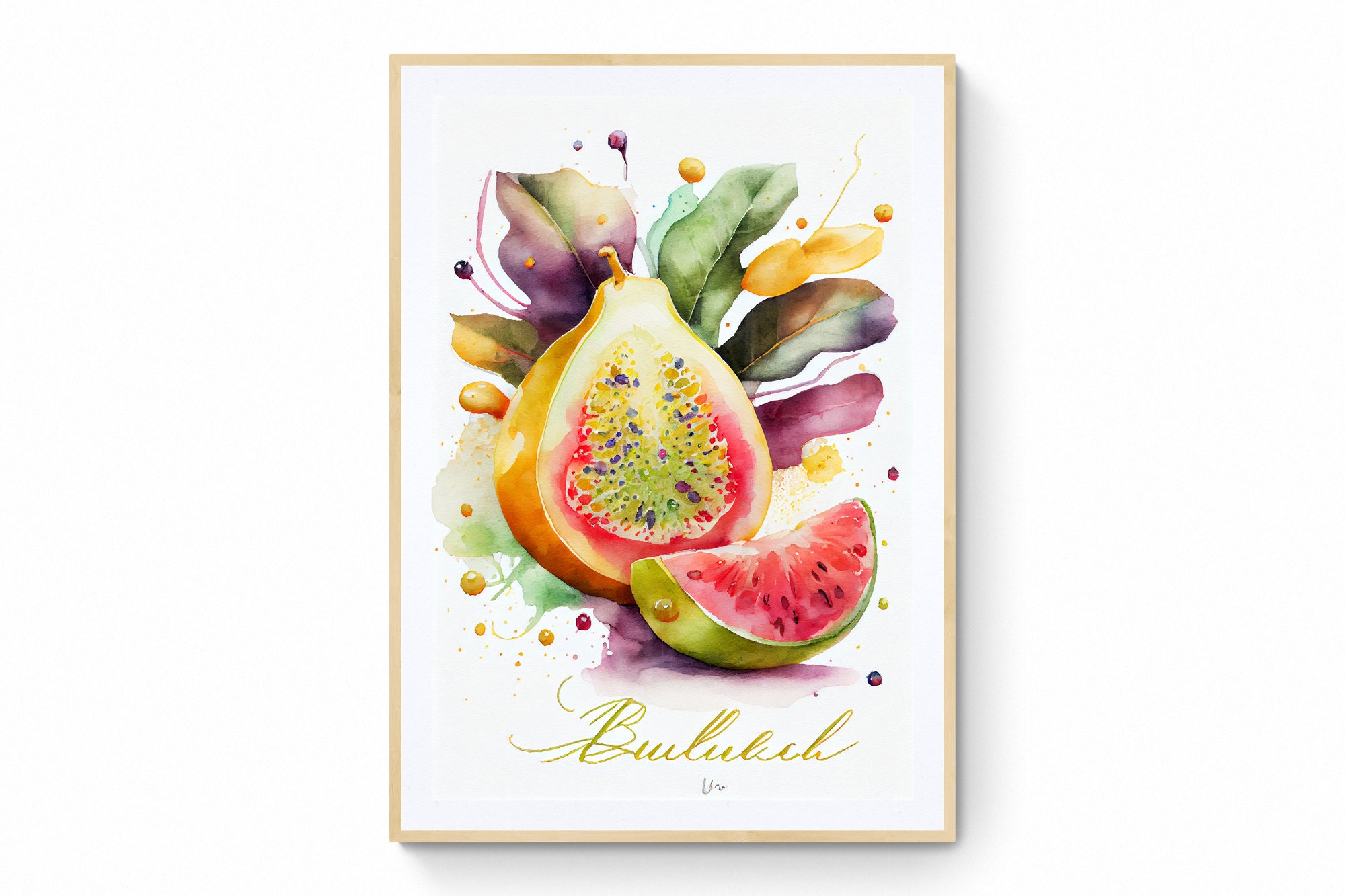 Lulu Fruit Wall Art, Fruit Printable Art, Lulu Print, Fruit Market ...